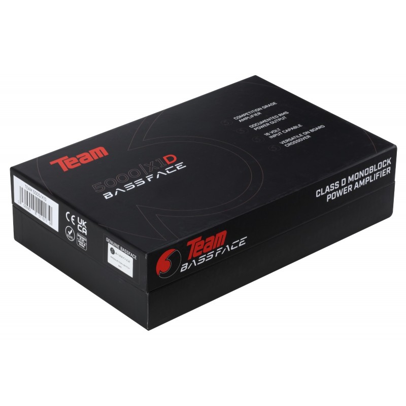 Amplificatore Bass Face Team 5000/x1D 5000 Watt Rms 1Ω Classe D per ...